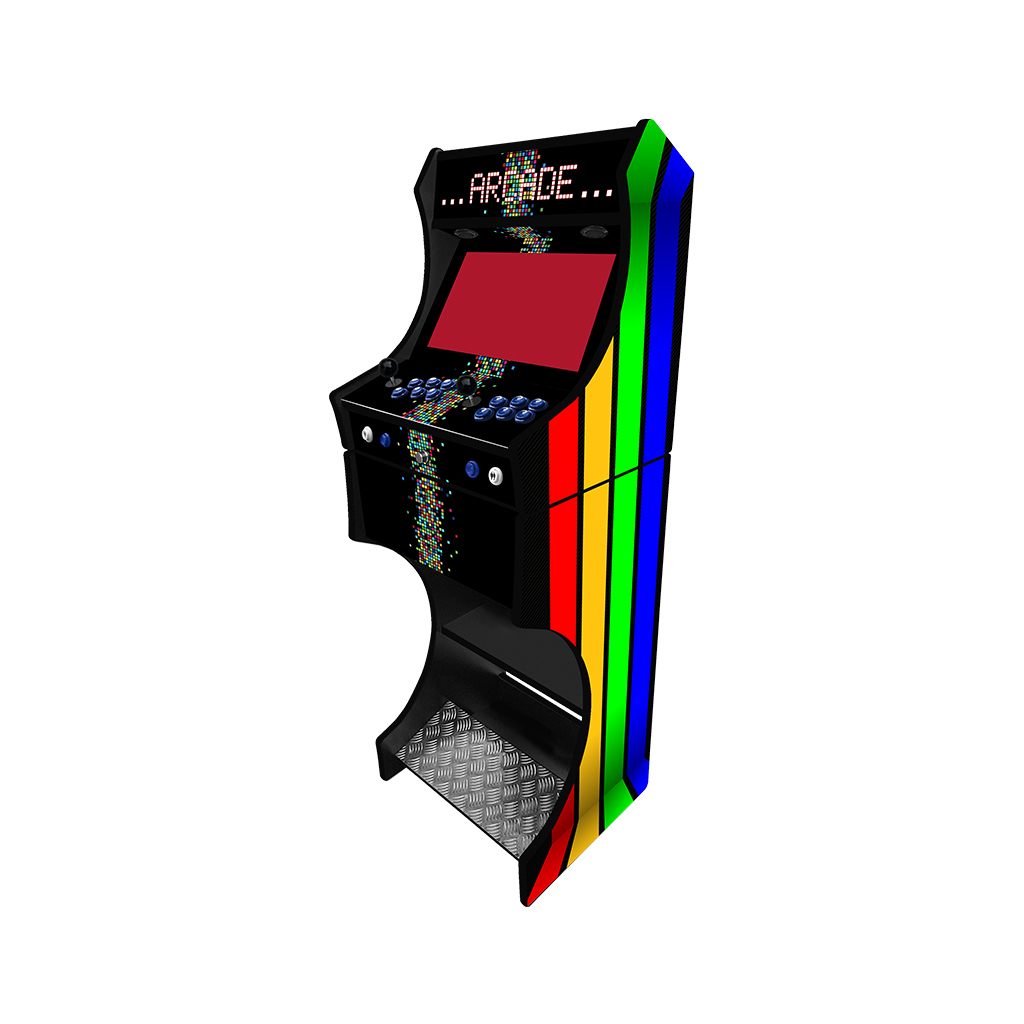2 Player Arcade Machine - Contemporary v2 Design Theme - Arcade Geeks